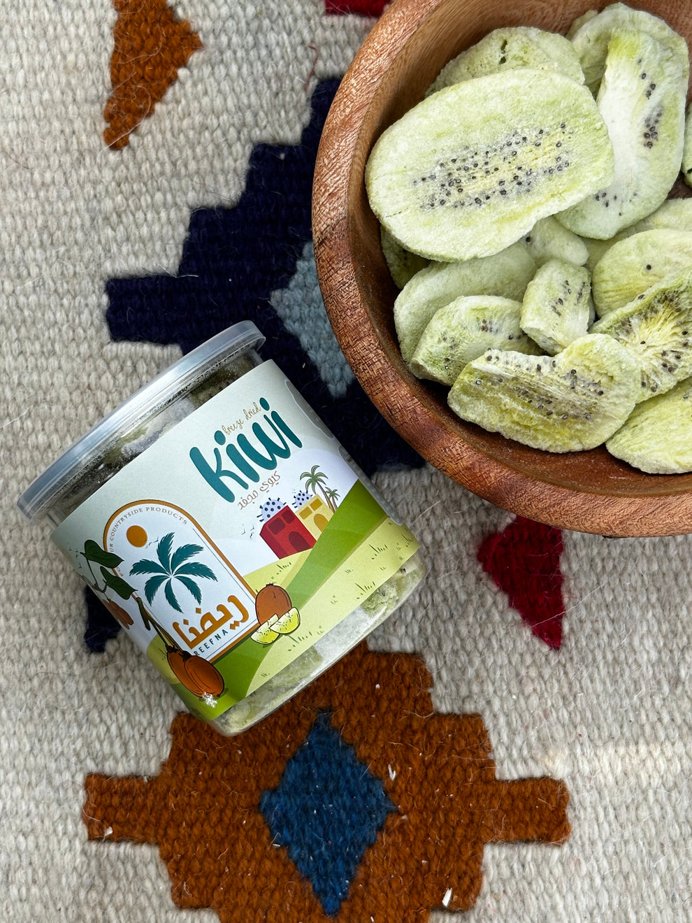 Dried kiwi slices healthy natural snack from Reefna