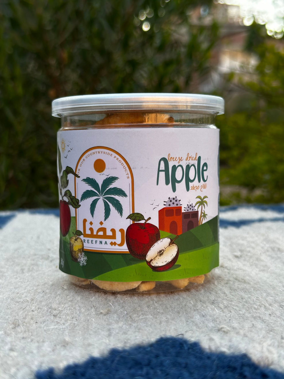 freeze dried apple slices crispy natural healthy